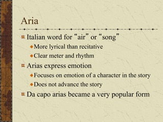 Early Baroque Vocal Music | PPTX