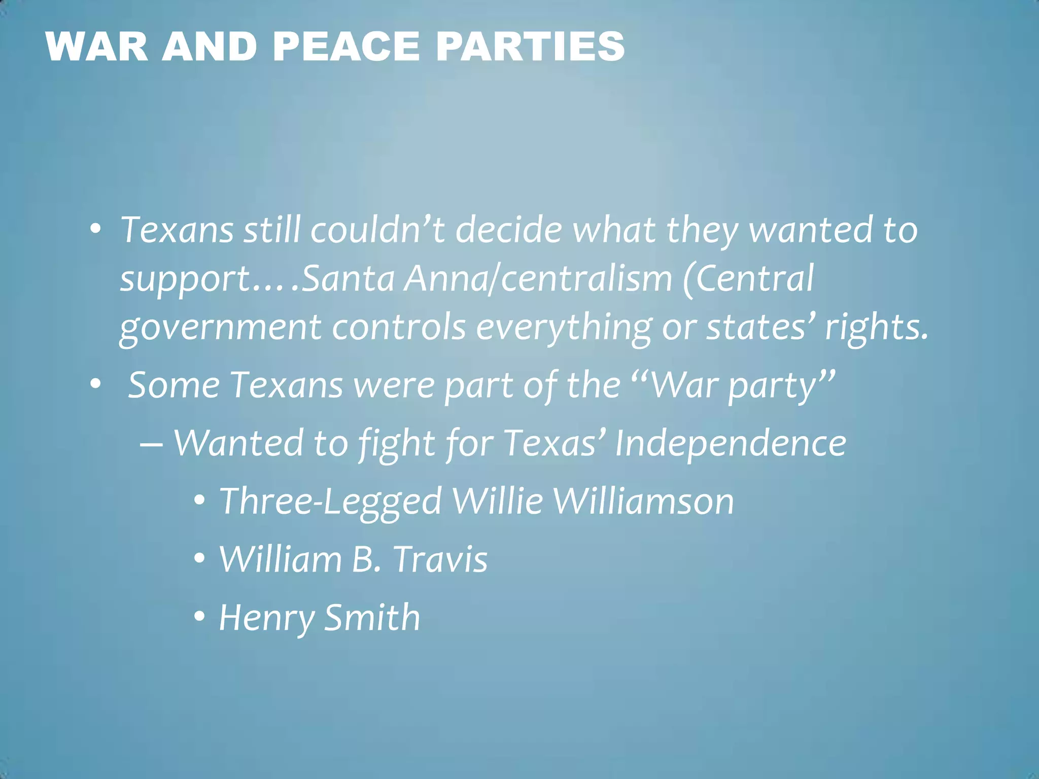 Early Battles of the Texas Revolution | PPTX