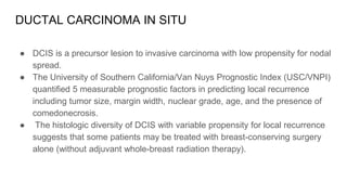 EARLY BREAST CARCINOMA AND DCIS.pptx