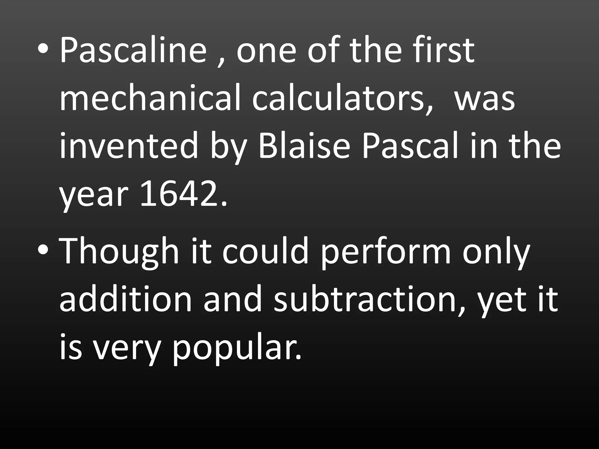 Early Calculating Device Pptx