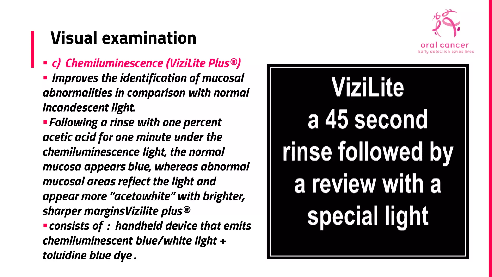 Early cancer detection ( oral cancer ) | PDF | Dental Health | Diseases and Conditions