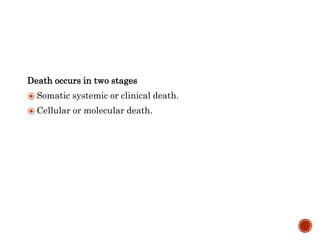 Early changes after death.pptx | Brain and Nervous System Disorders ...