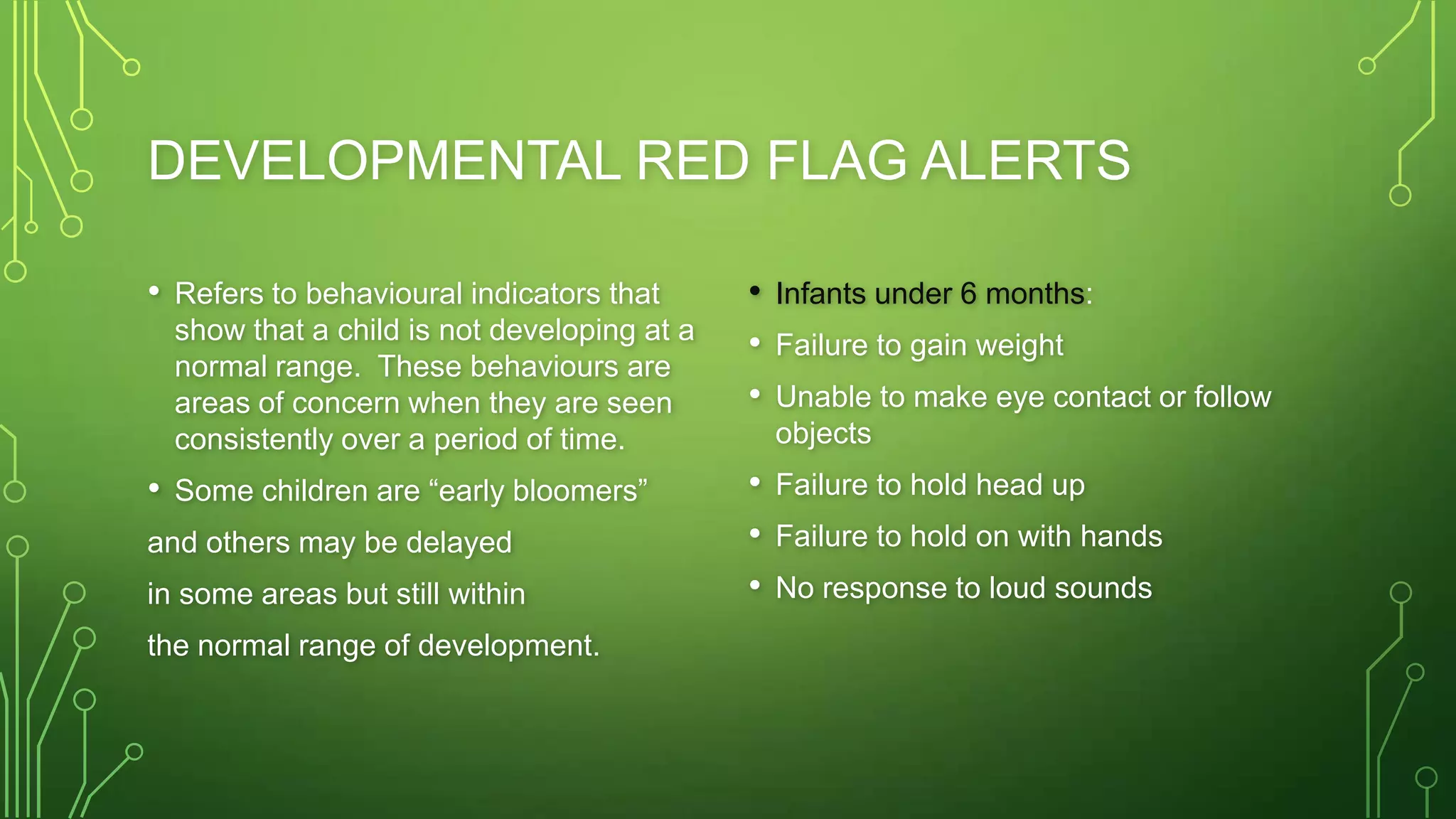 Early child development LESSON | PPTX