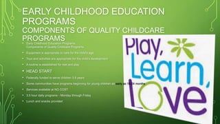 Early child development LESSON | PPTX