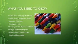 Early child development LESSON | PPTX