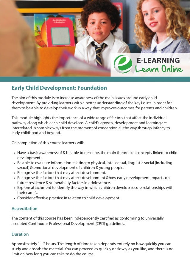 Early Child Development - Foundation
