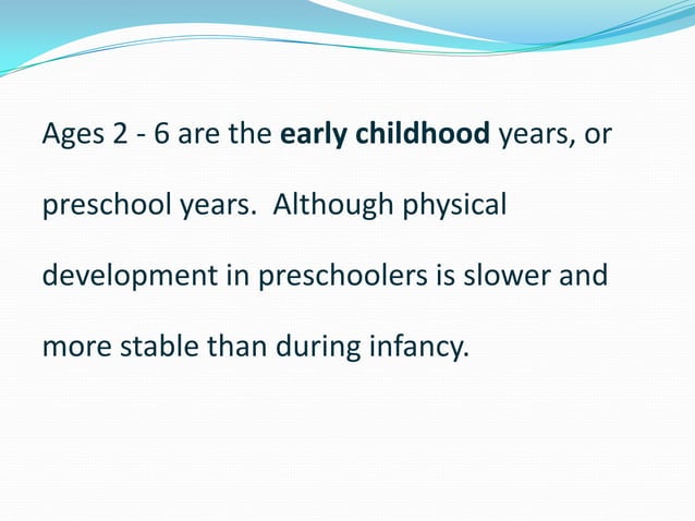 Early childhood | PPT