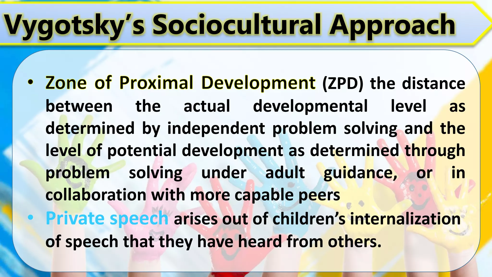 Early childhood (Cognitive Development) | PPTX