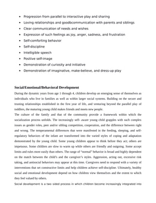 Early childhood | PDF