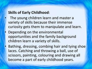 Early childhood | PPTX