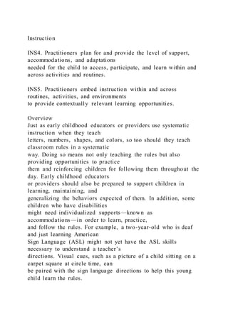 Early Childhood Behavior Management Teaching and Reinforcing | DOCX