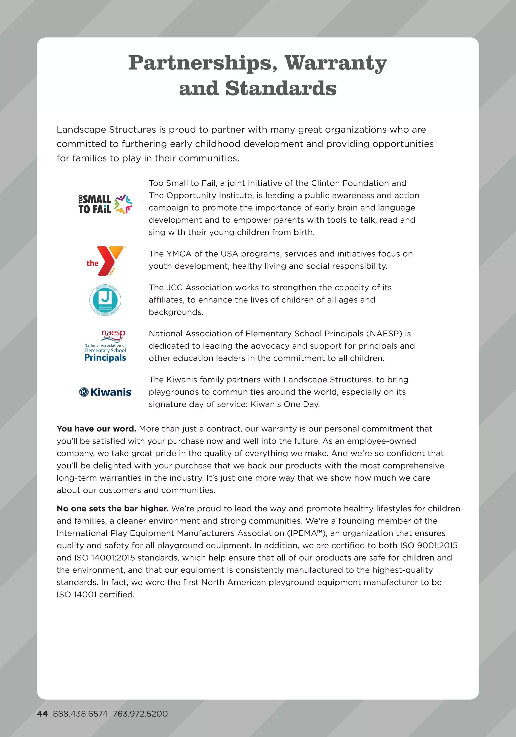 Early childhoodbrochure WIN QS Equipment Playground 2020 | PDF