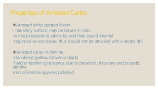 Early childhood caries, rampant, chronic and arrested caries | PPTX