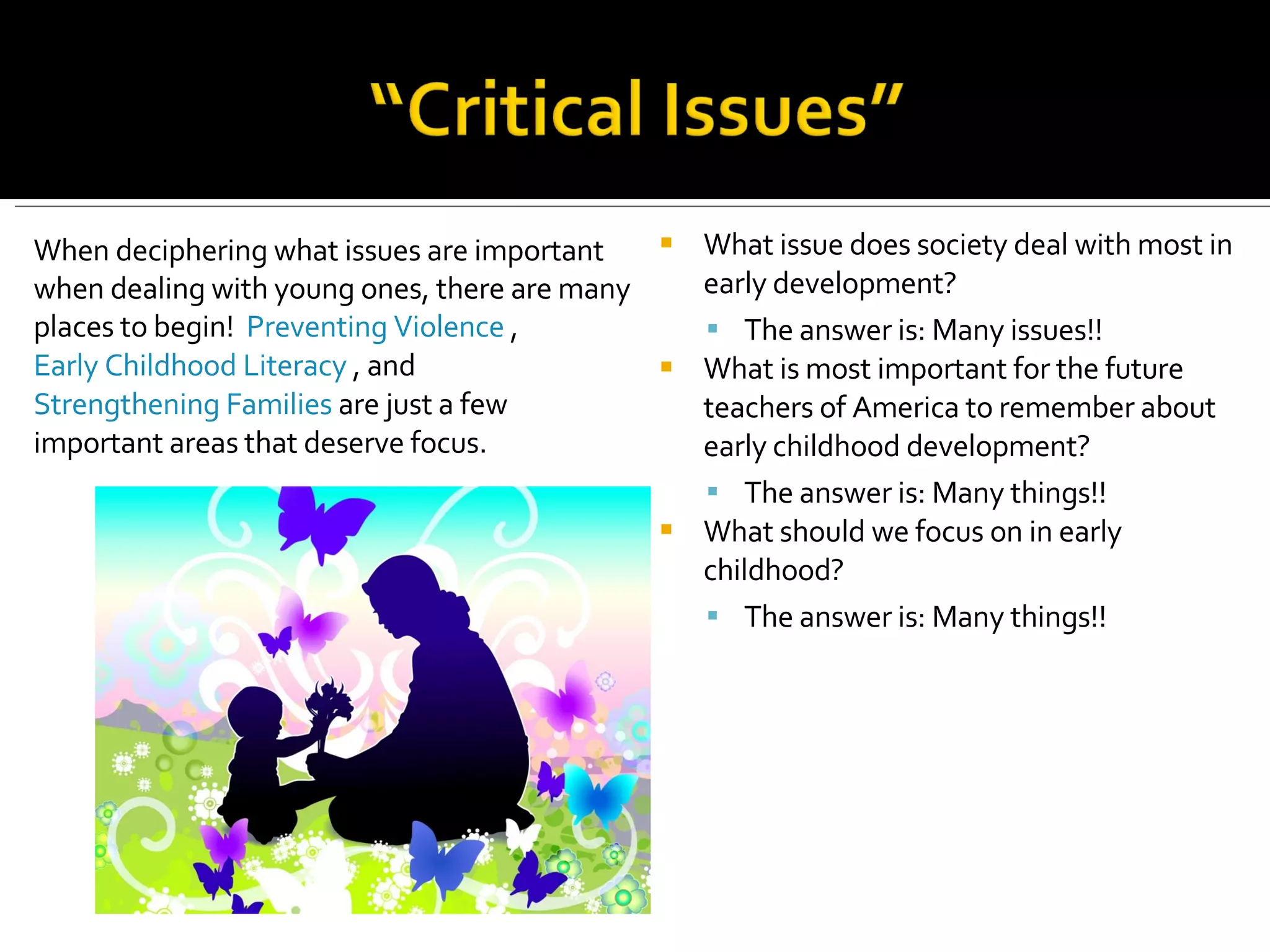 Early Childhood Development | PPT