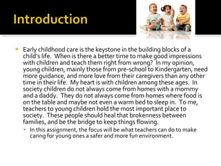 Early Childhood Development | PPT