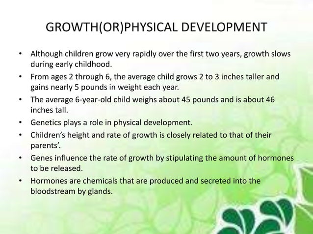 Early childhood development | PPT