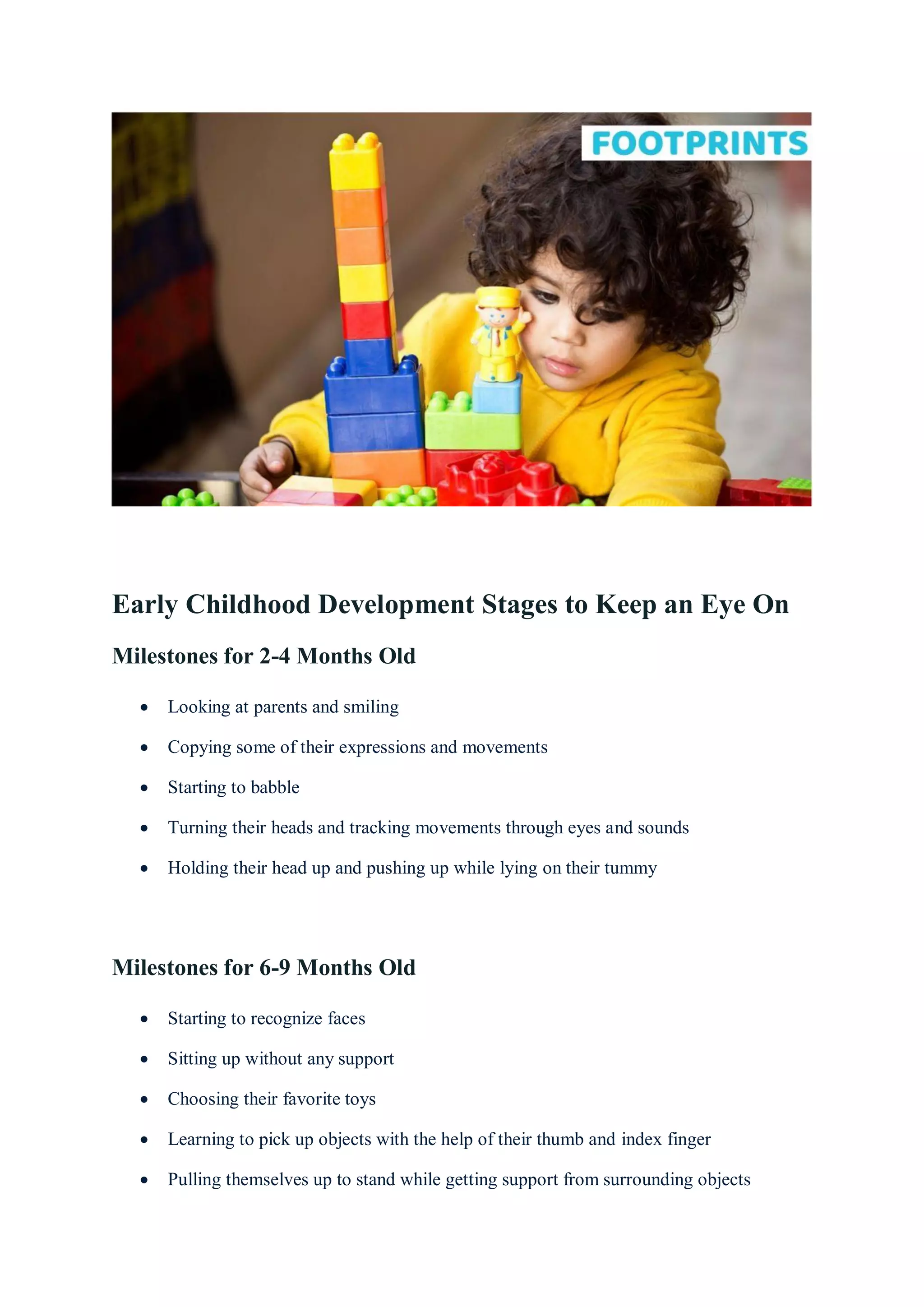 Early Childhood Development Milestones 101 – Parental Guide.pdf ...