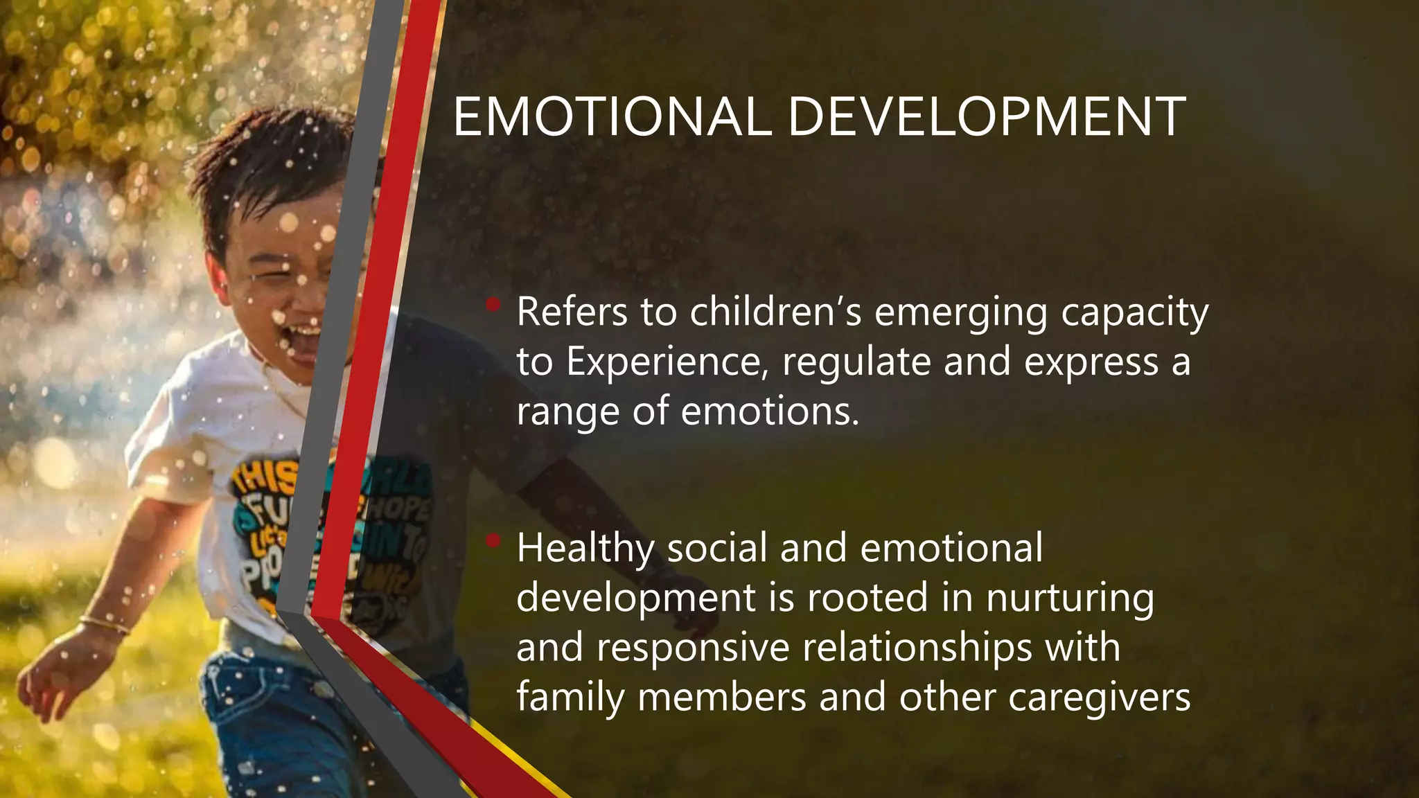 Early childhood (2-6 years) Emotional Development | PPTX