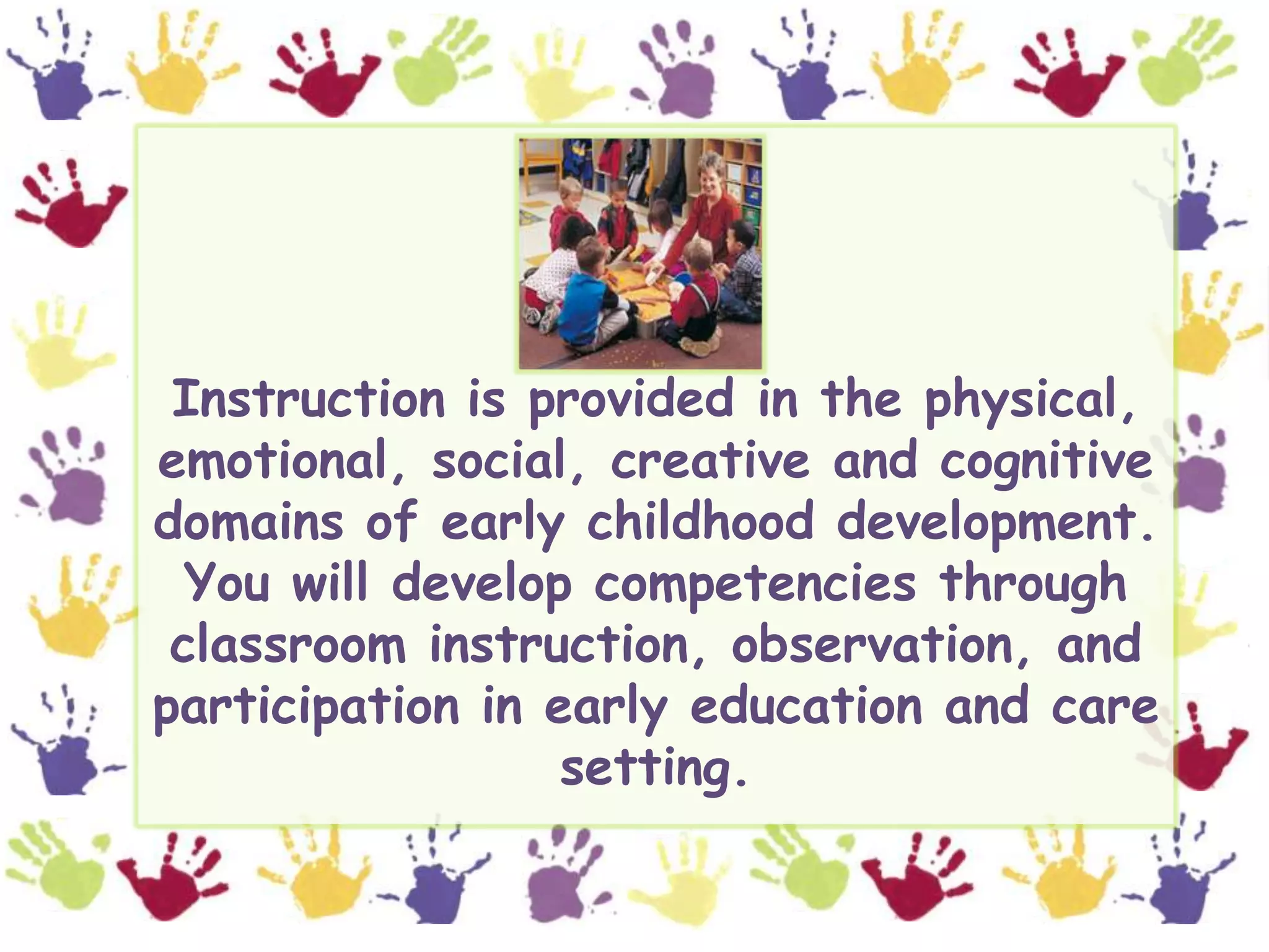 Early childhood education | PPTX