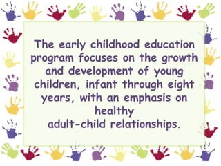Early childhood education | PPTX