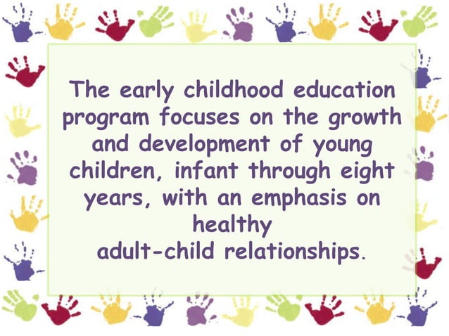 Early childhood education | PPTX