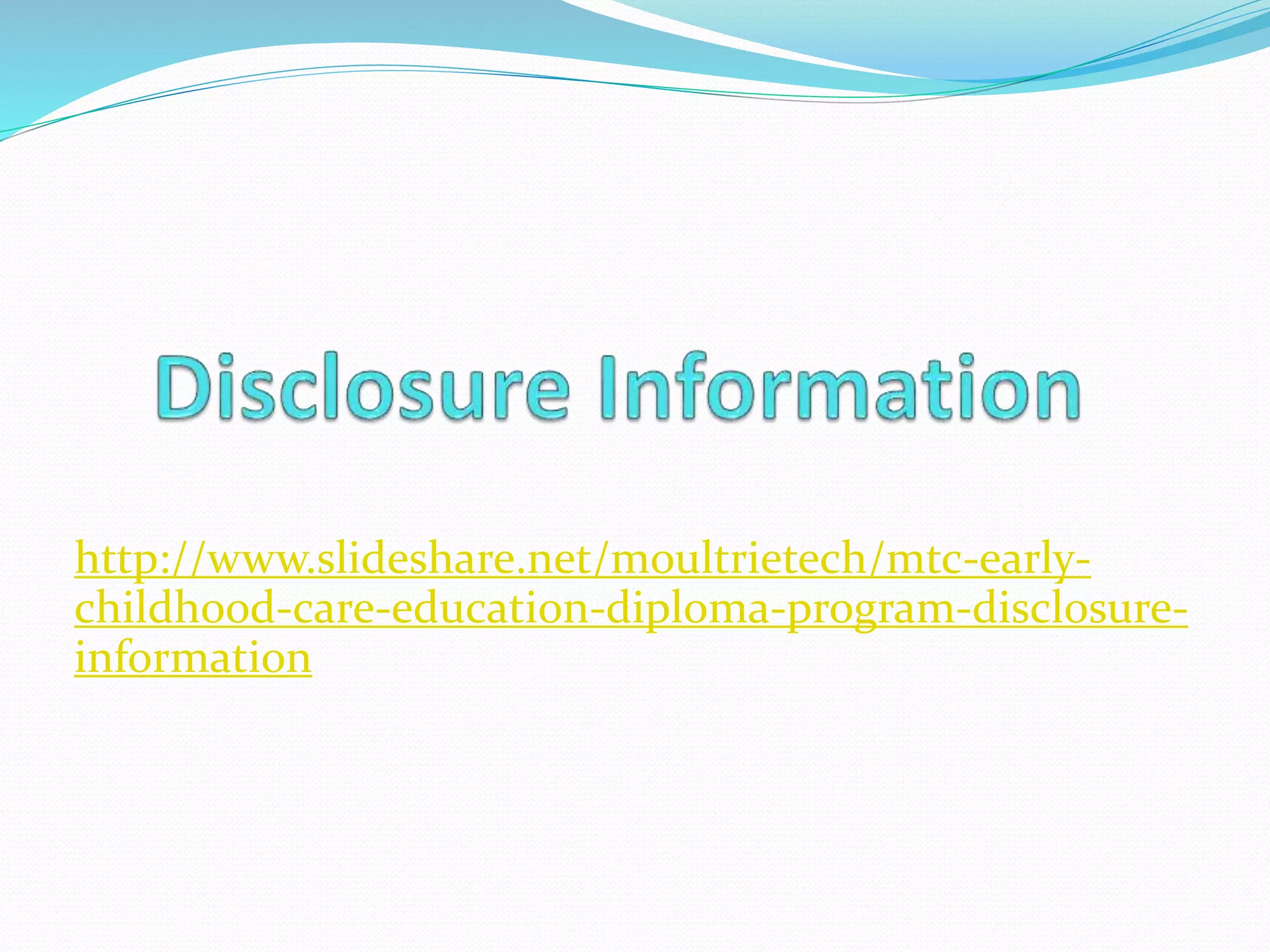 Early Childhood Care & Education power point | PPTX