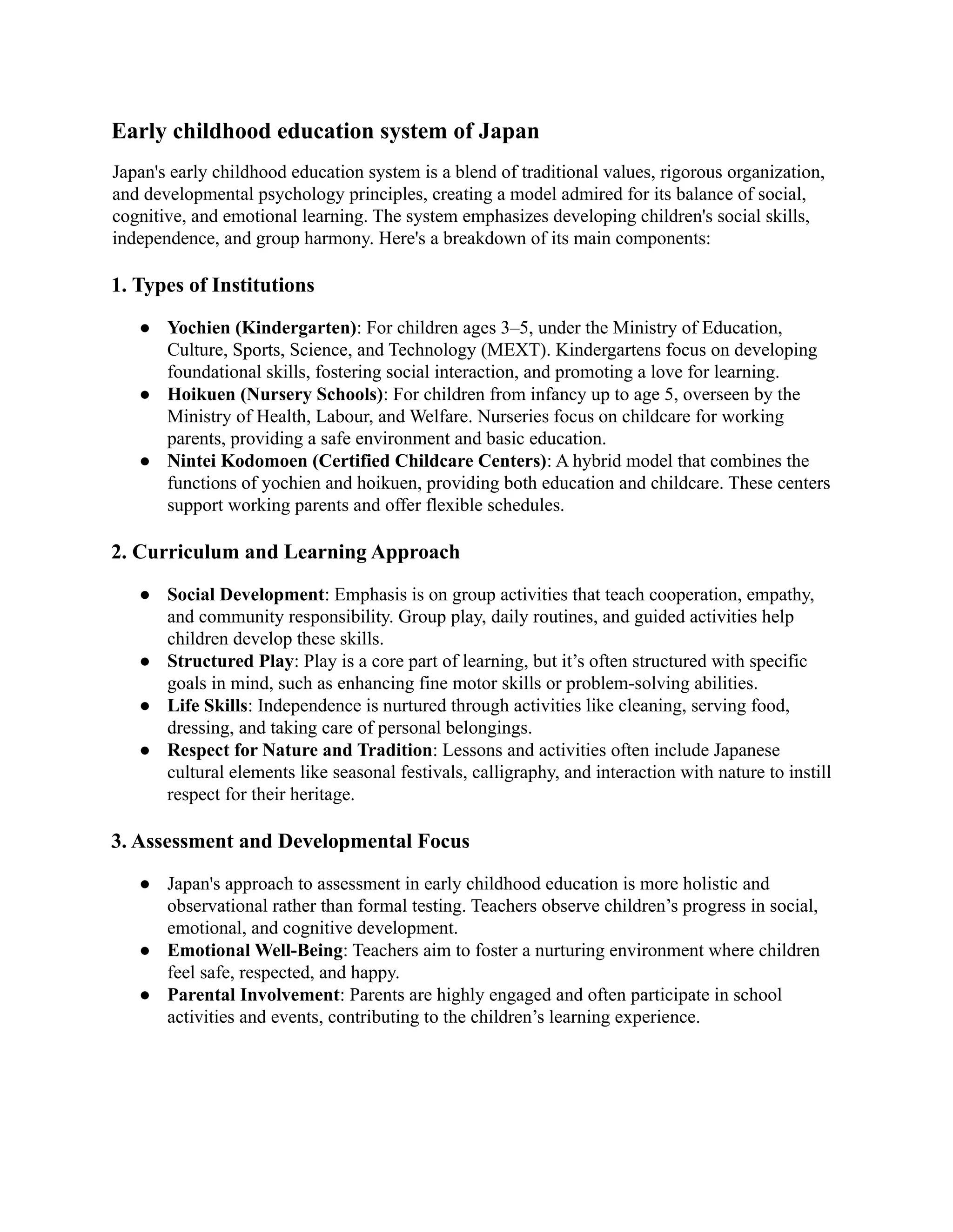 Early childhood education system of Japan.docx