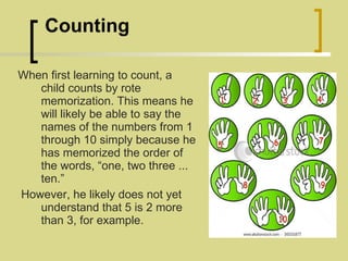 Early childhood mathematics and development | PPT