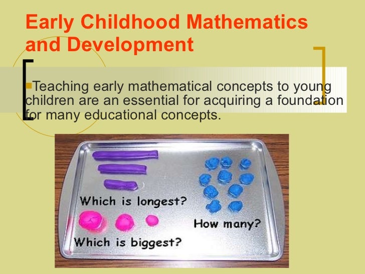 Early Childhood Mathematics And Development Early Childhood Mathematics And Development