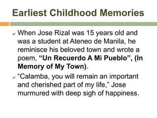 Early Childhood Memories and Hometown.pptx