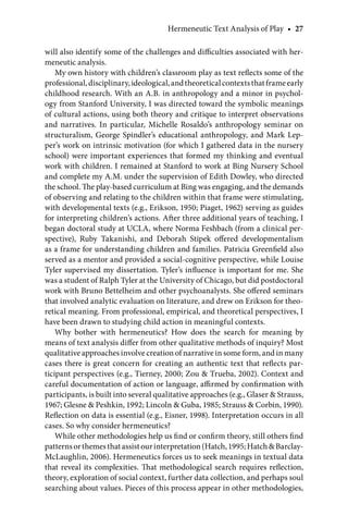 Early childhood qualitative research | PDF