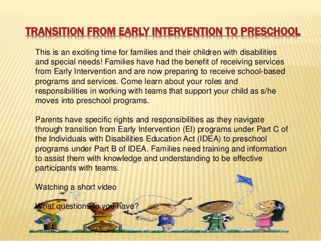 Early childhood transitions