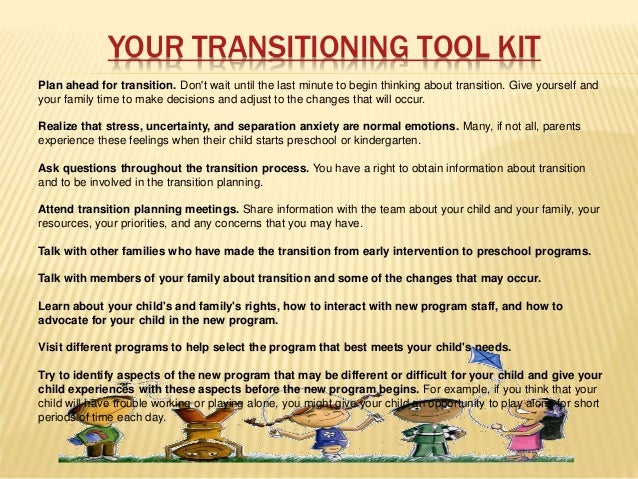 Early childhood transitions