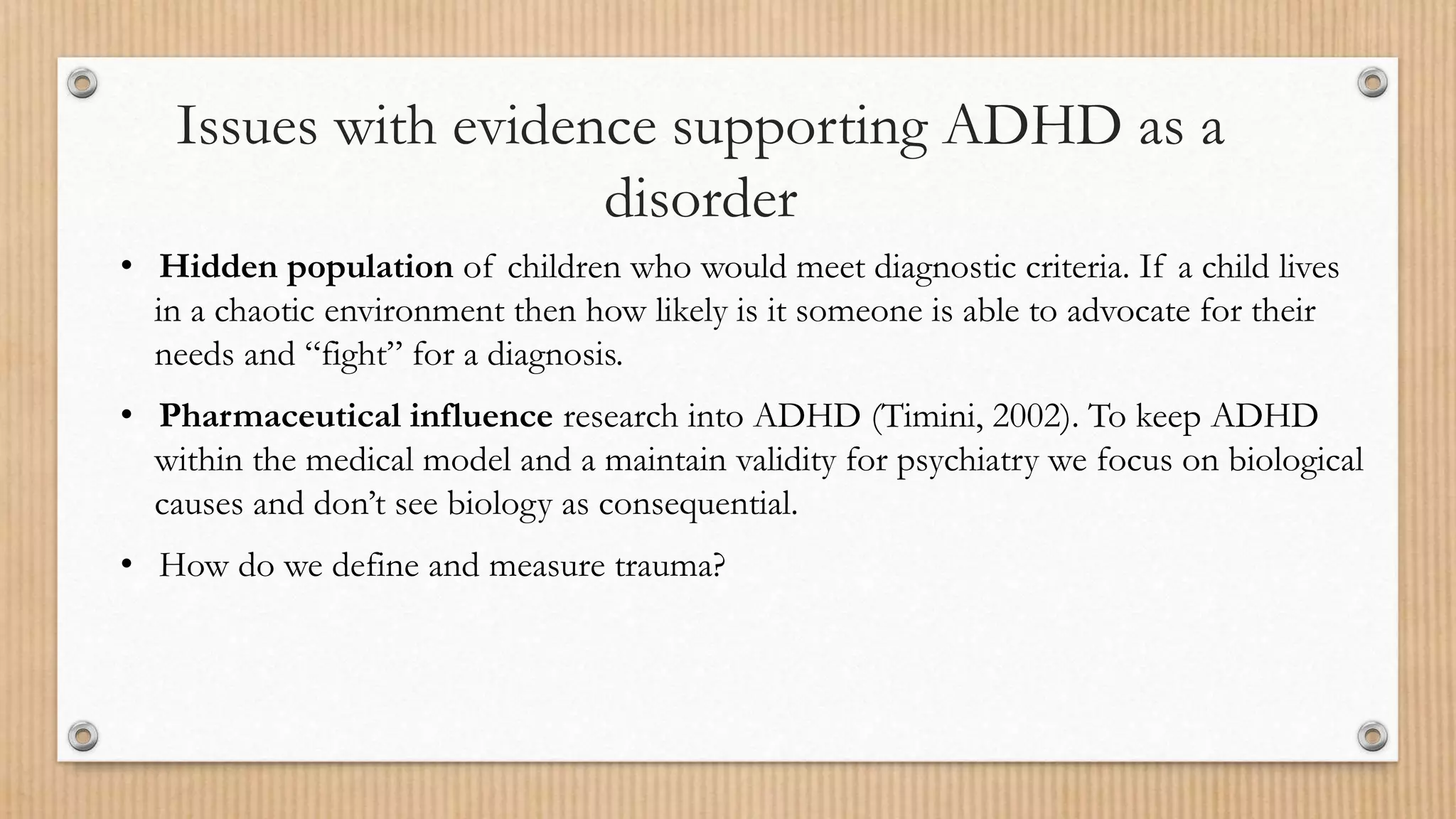 Early childhood trauma's invisibility cloak | PPT