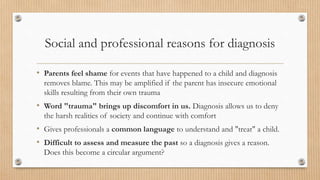 Early childhood trauma's invisibility cloak | PPTX