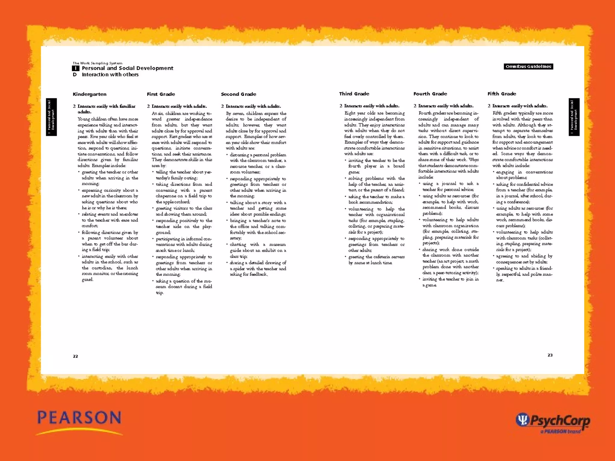 Work Sampling System in Early Childhood Education | PPT