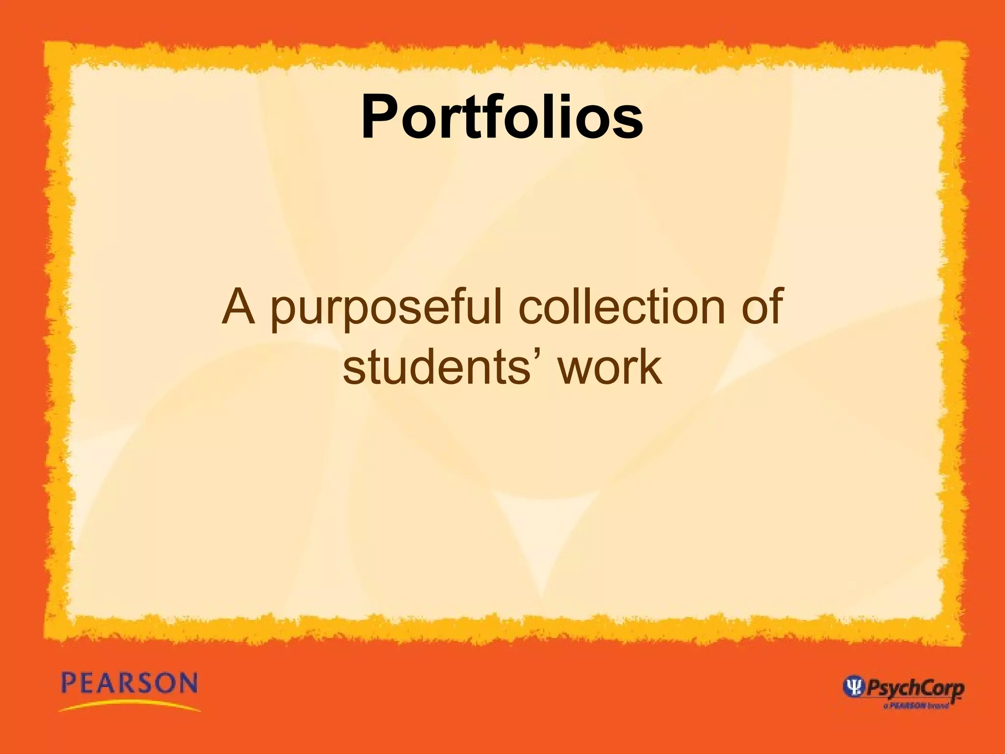 Work Sampling System in Early Childhood Education | PPT