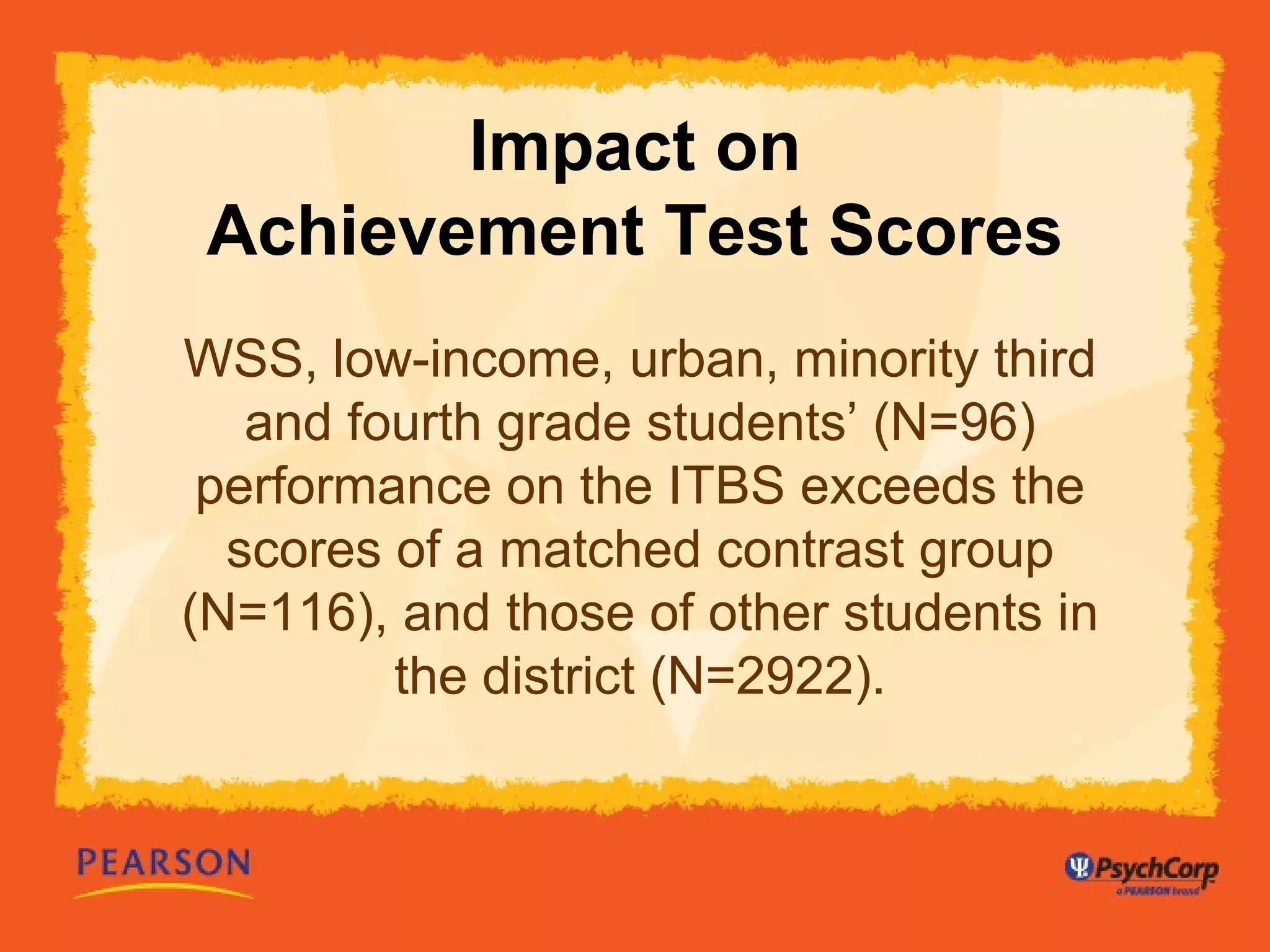 Work Sampling System in Early Childhood Education | PPT