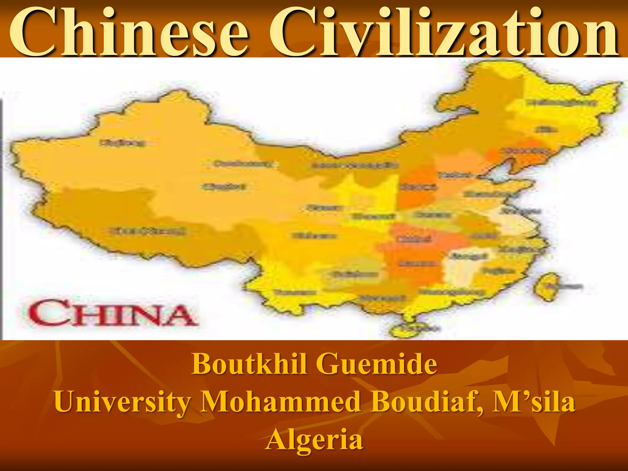 Early chinese civilizations | PPT