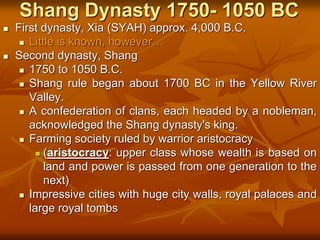 Early chinese civilizations | PPT