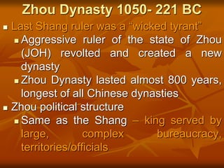 Early chinese civilizations | PPT