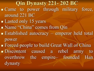 Early chinese civilizations | PPT