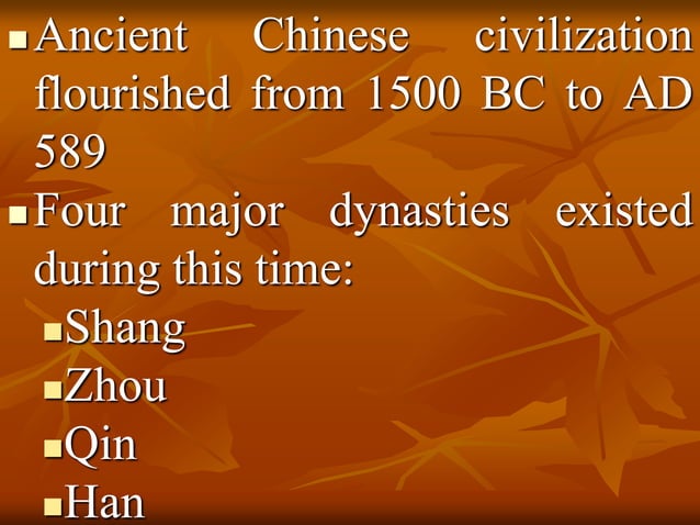 Early chinese civilizations | PPT | Geography | Science