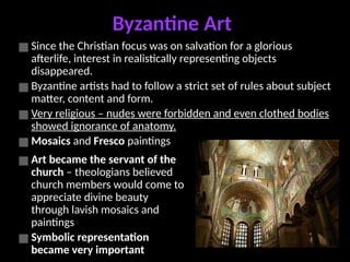 Early Christian and Byzantine Art: Symbolism, Architecture, and ...