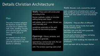 Early christian and byzantine architecture @ Dennis | PPTX