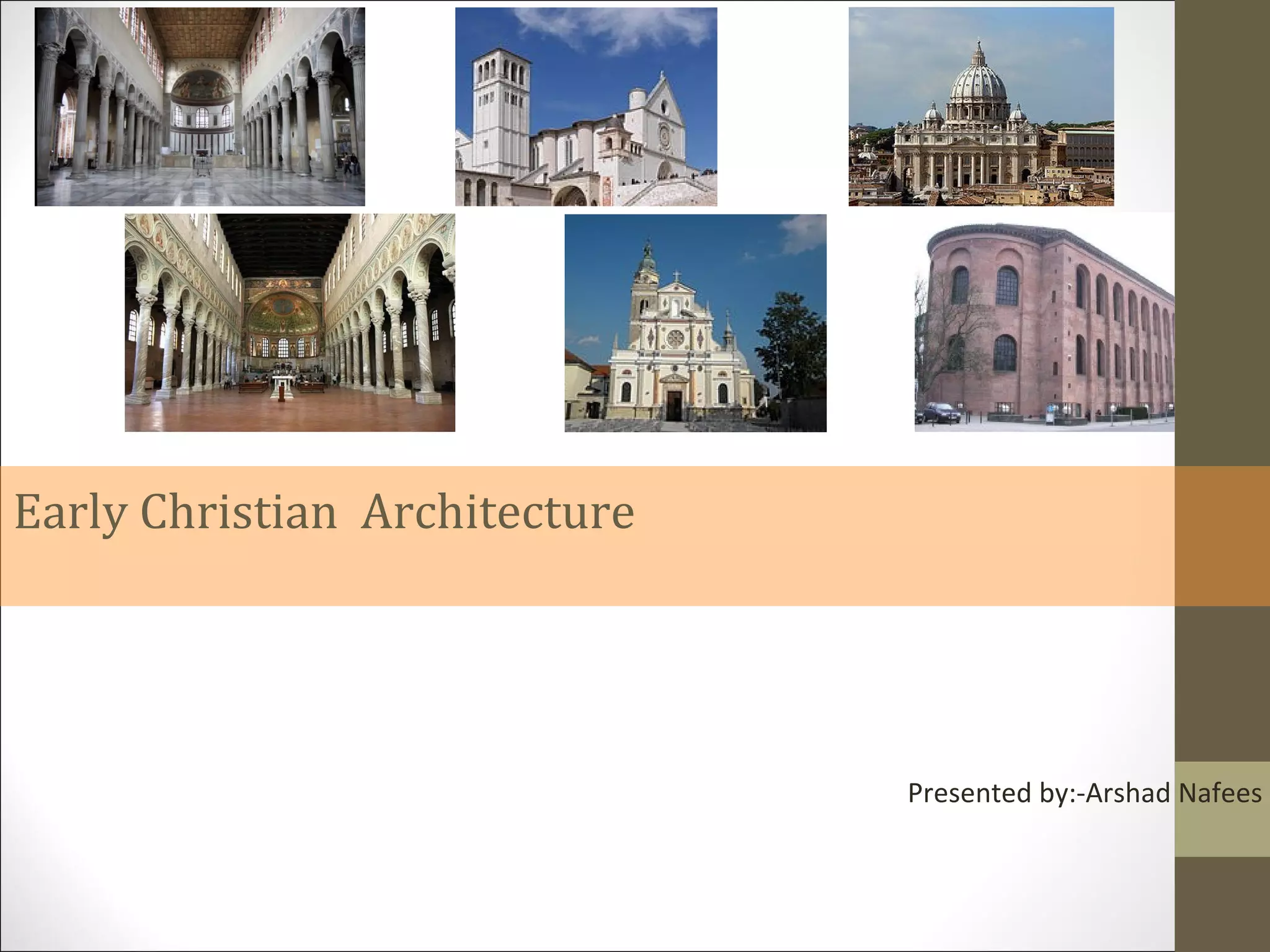 Early christian architecture | PPT