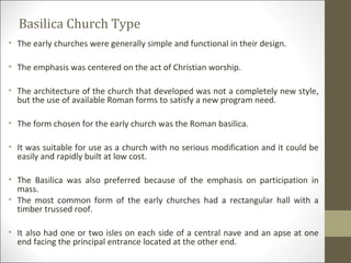 Early christian architecture | PPT