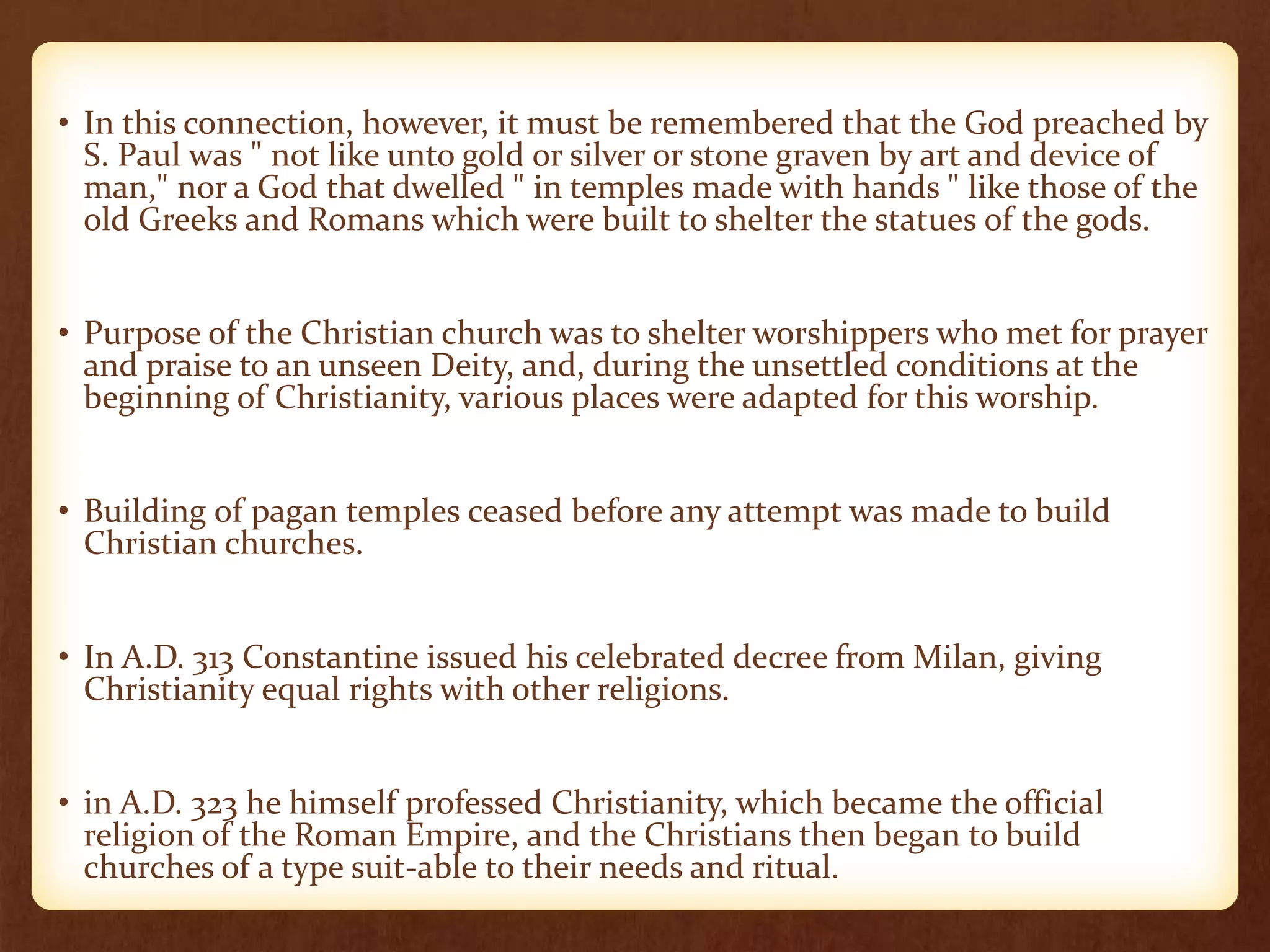 Early christian architecture | PPTX