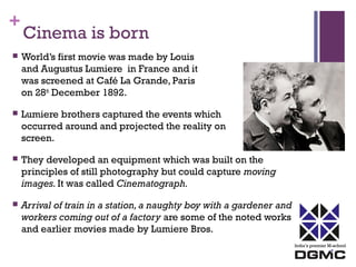 Early cinema and Narration | PPT | Movies | Entertainment