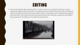 Early cinema and the pioneers of film editing | PPTX | Photography ...
